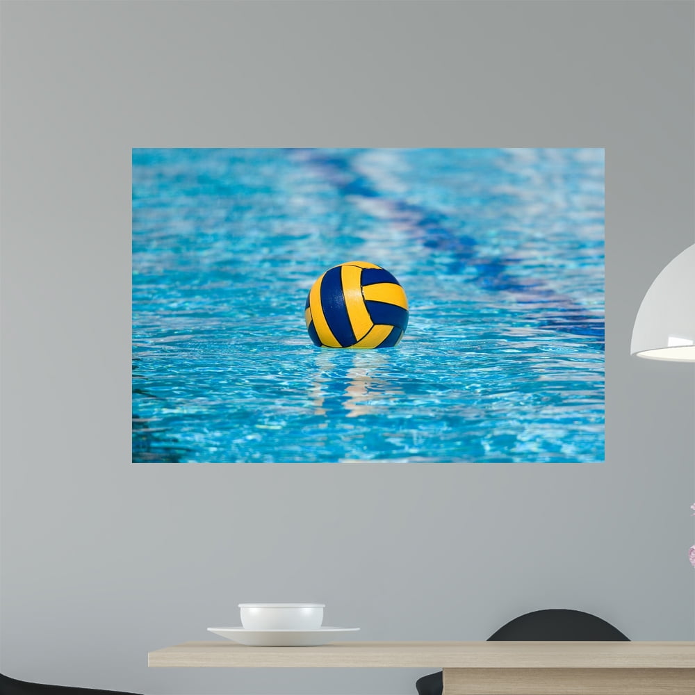 Water Polo Game Wall Mural by Wallmonkeys Peel and Stick Graphic (36 in ...