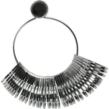 Professional Ring Sizer Gauge & Mandrel Kit – Metal Finger Measuring ...