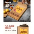 400PCS Unbleached Parchment Paper Sheets, 12 x 16 IN Pre-Cut Baking ...