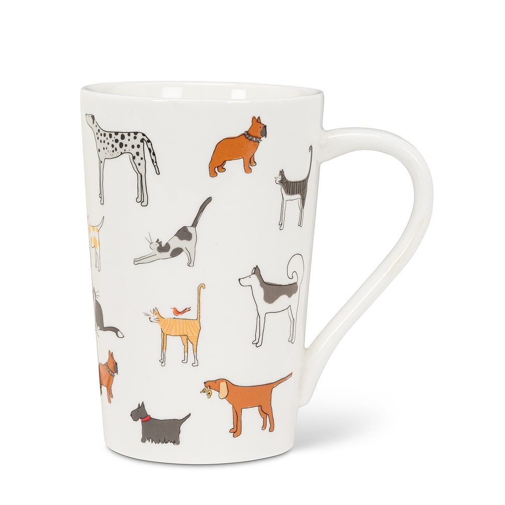 Set of 6 Dogs & Cats Tall Mug - Walmart.com