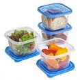 Mainstays Food Storage Container 4.4 Cup Square Stackable Dishwasher ...