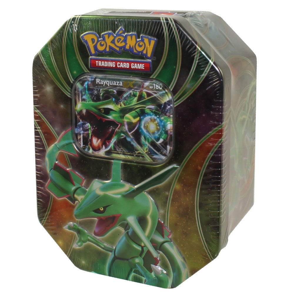 Pokemon XY - 2015 Collectors Tin Set - Powers Beyond - RAYQUAZA EX ...
