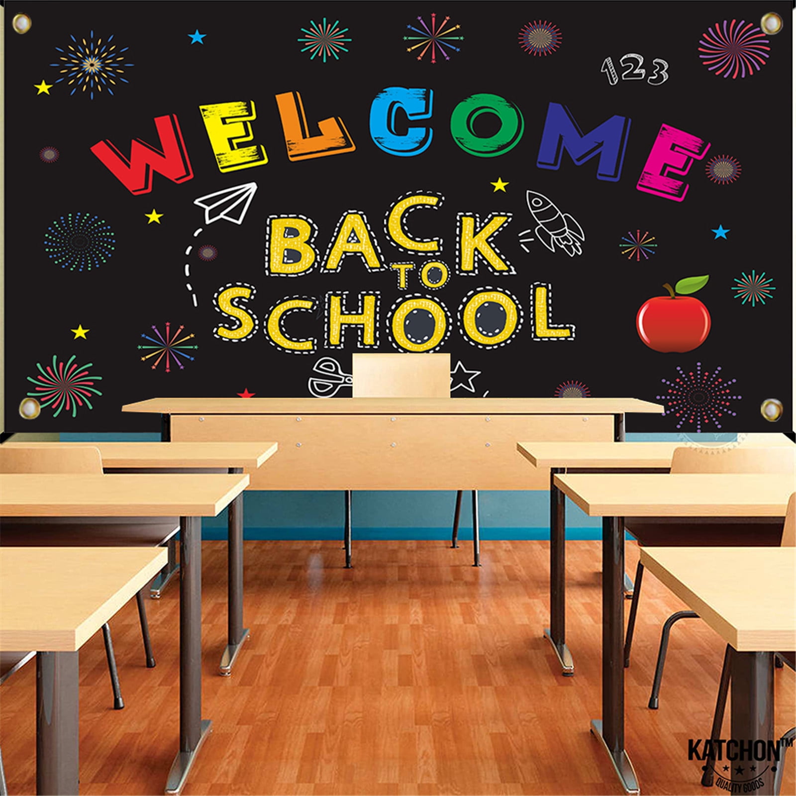 Welcome Back To School Party Decorations Opening Season Banner Back To