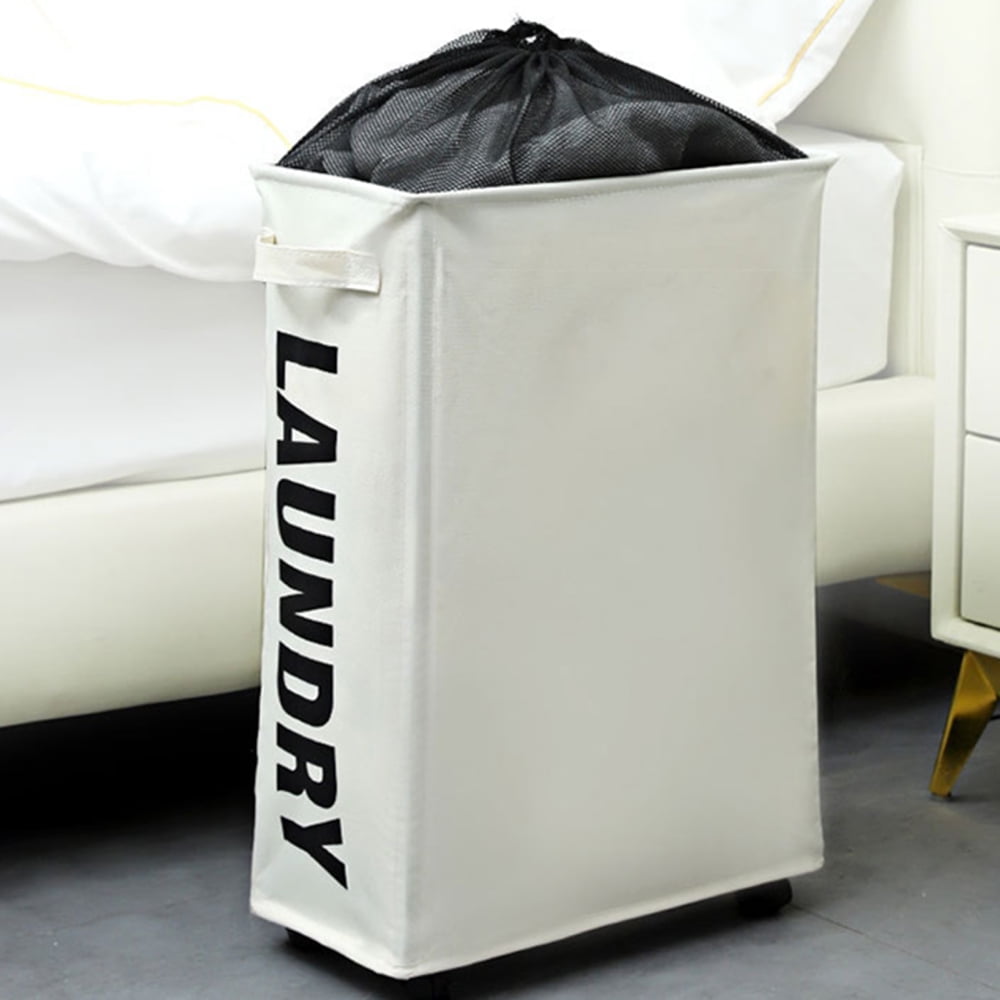 Household Narrow Seam Storage Basket Foldable Dirty Clothes Basket with ...