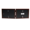 4x6 Hinged Double (Horizontal) Walnut Wood Picture Frame - Gallery ...