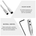 1Set Durable Steel Drill Bit Extension Rod Set for Carpentry and Hand ...