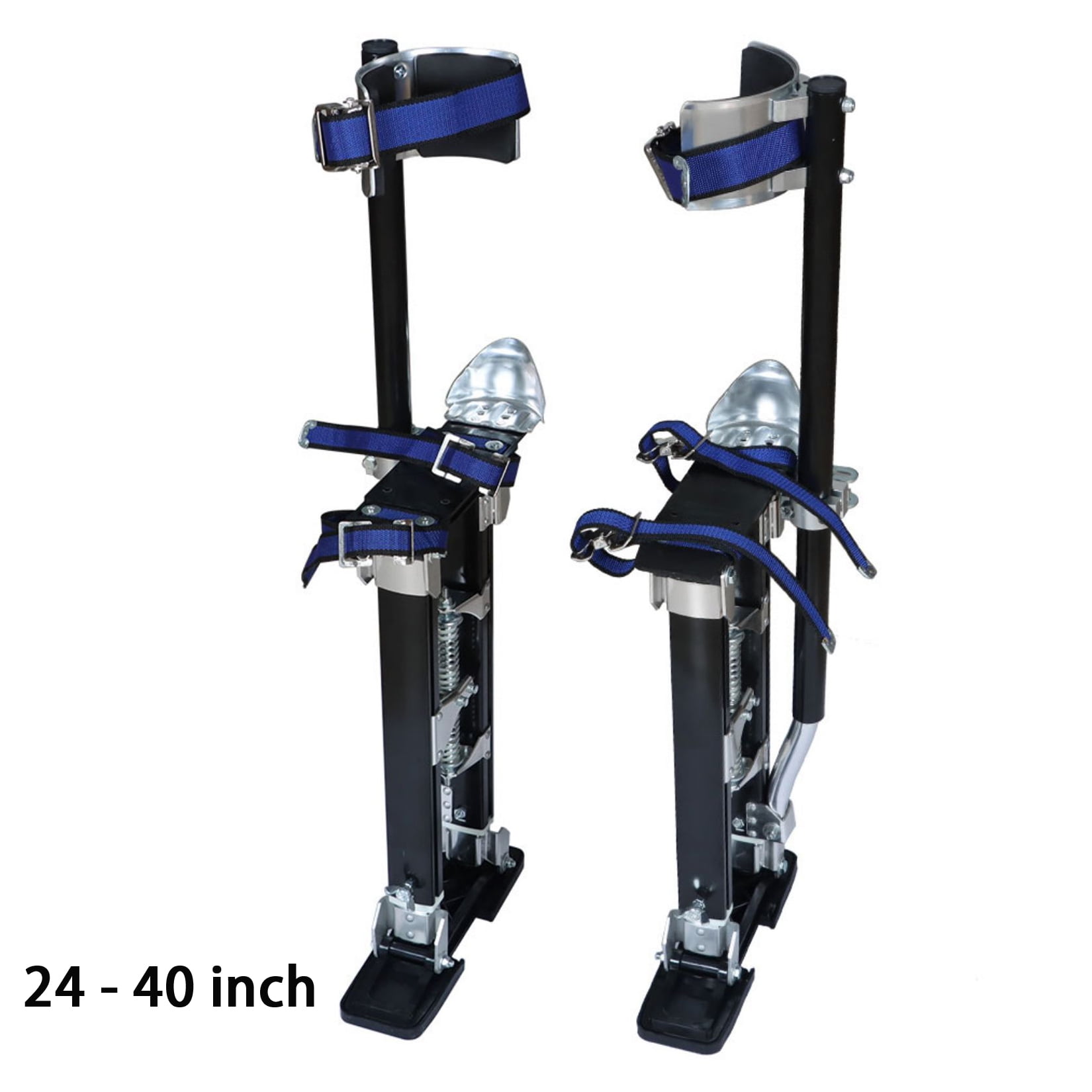 24-40" Drywall Stilts Grade Adjustable Auminum Tool Stilt Silver for ...