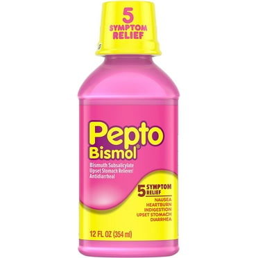 Pepto-bismol Original Liquid 5 Symptom Relief, 16 OZ (Pack of 6 ...