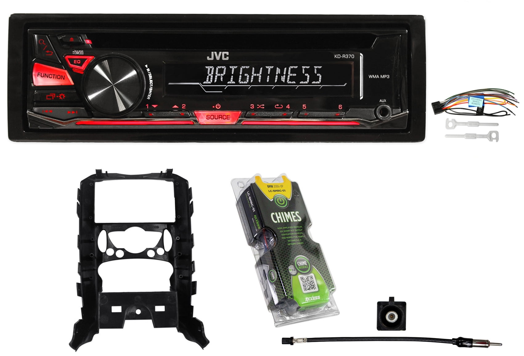 JVC CD Player Receiver Stereo w/ MP3/WMA/Aux For 2007-2010 Mini Cooper ...