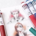 Beforeyayn 30-Color Ballpoint Pen Set, Multi-Color Soft Grip Markers ...