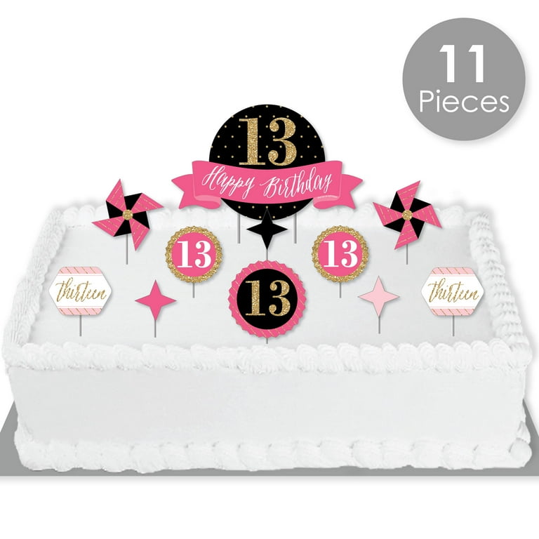 Cakes For Girls 13th Birthday Pink