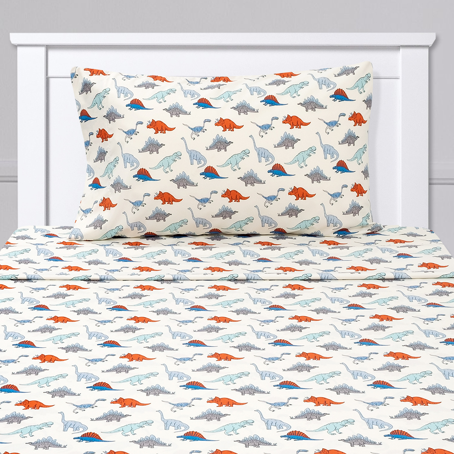 Dinosaurs Kids Boys Sheet Set Red Blue Twin Twin XL Full Walmart Dinosaurs Kids Boys Sheet Set Red Blue Twin Twin XL Full Walmart