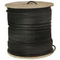 CableWholesale Dual Shielded Bulk RG6 Coaxial Cable, Black, 18 AWG ...