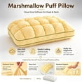 Cooling Marshmallow Puff Pillow, 2026 Upgraded Mellow Puff Pillow ...