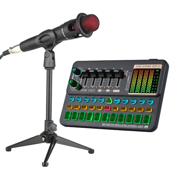 Amdohai Muslady SK500 Portable Live Sound Card Voice Changer Device ...