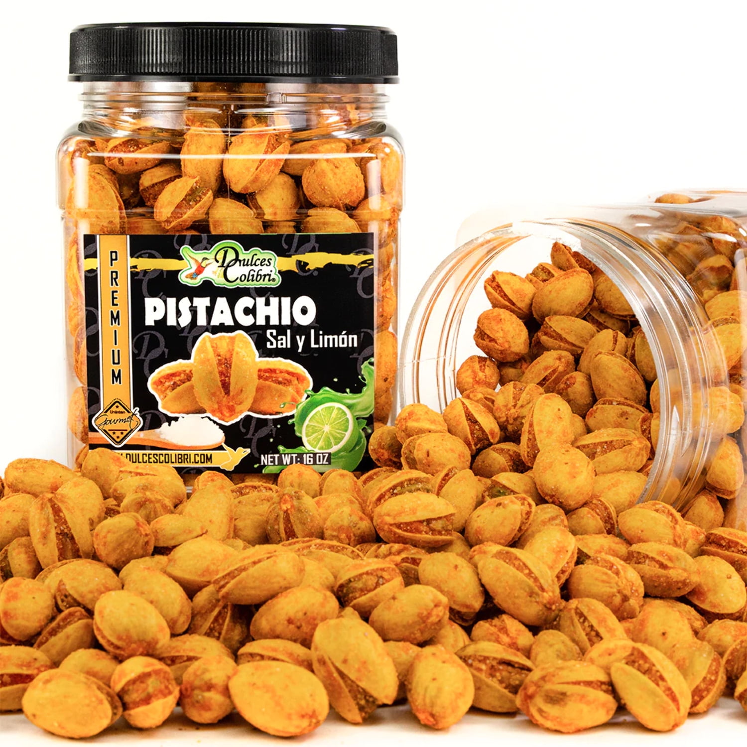 Flavored Inshell Pistachios | Premium | 16oz Jars - Walmart.com