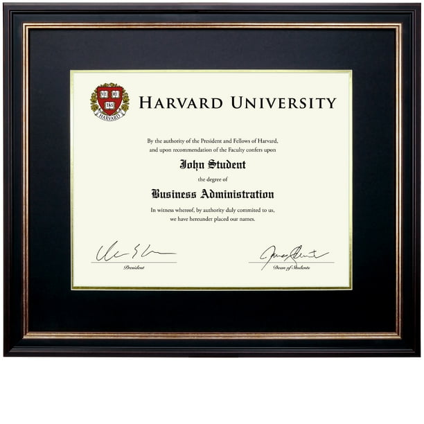 Excello Global Products 11" x 14" Double Mat Graduation Diploma ...