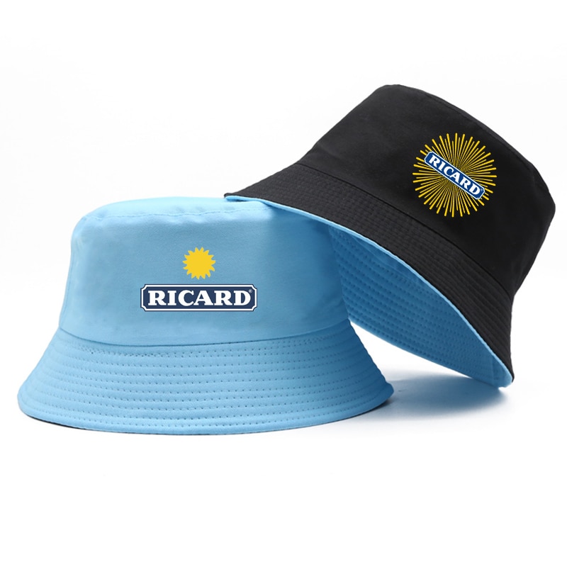Reversible Ricard Bob Man Summer Bucket Hats Men Unisexe Women Cotton ...