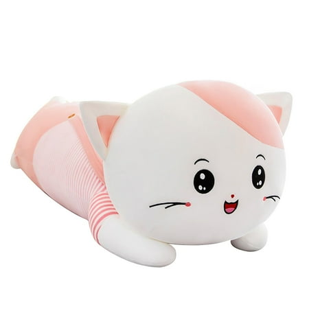 Stuffed Animal Cat Plush Toy Soft Kitten Plush Pillow Stretchy Plush ...