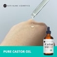 Kate Blanc Cosmetics Organic Castor Oil, 4 fl oz, Cold-Pressed Hexane ...
