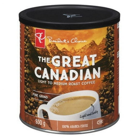 President's Choice The Great Canadian Coffee, 930g/2.05 lb - Walmart.com