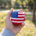 6Pcs Crochet Hacky Ball Sacks for Adults Kids, US Flag Design Patriotic ...