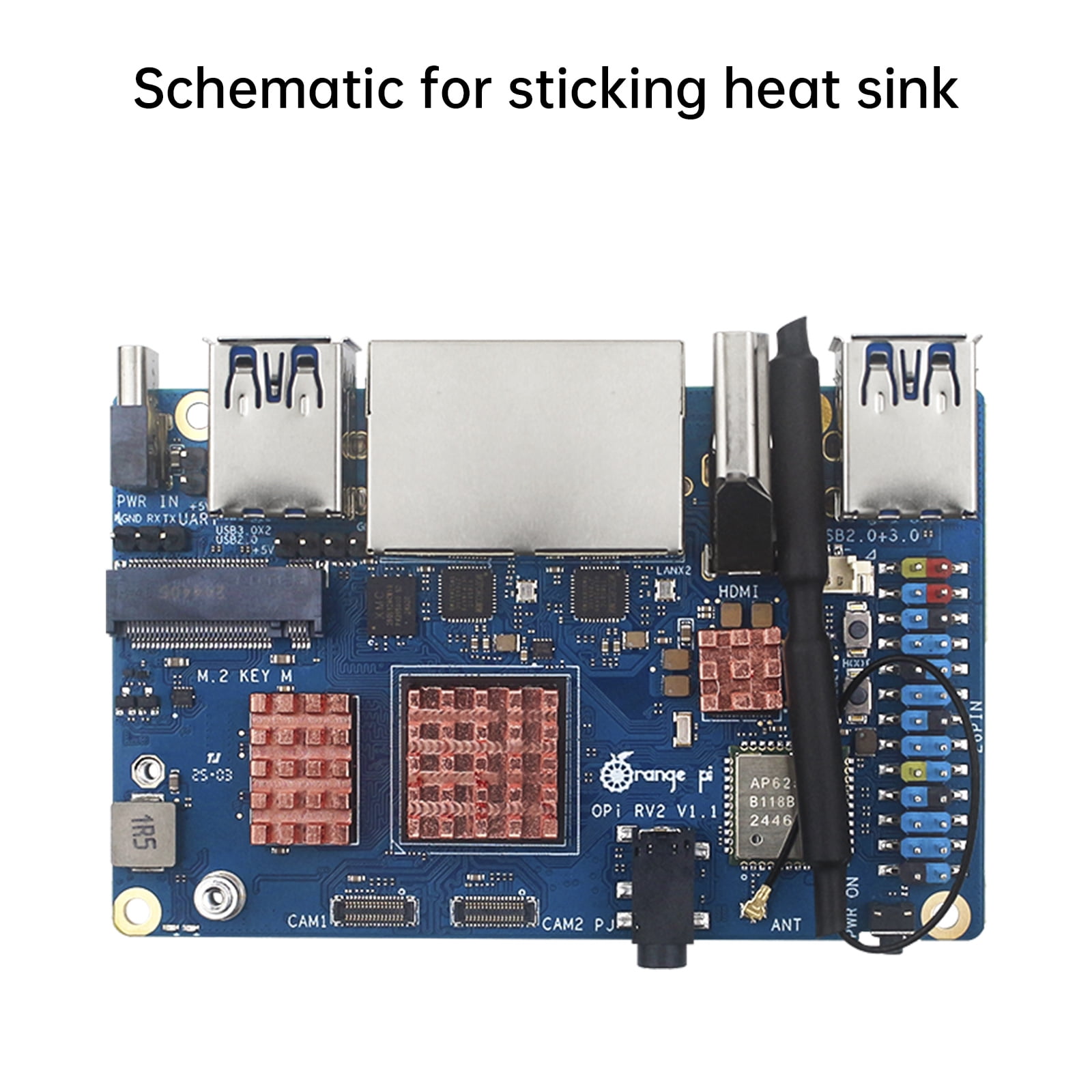Click here for Motorgenic Orange Pi Rv2 Radiator Development Boar... prices