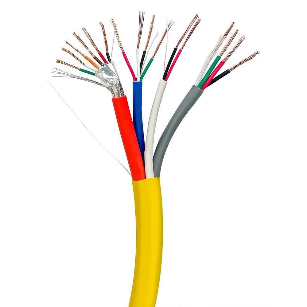 Cable Central LLC 1000Ft Access Control Cable Plenum (CMP) Yellow ...