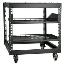 VEVOR 15U Open Frame Server Cabinet, Wall-Mountable with 2 Cooling ...