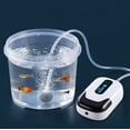 PONPRNGY Rechargeable Aquarium Air Pump Aerator, Portable Battery ...
