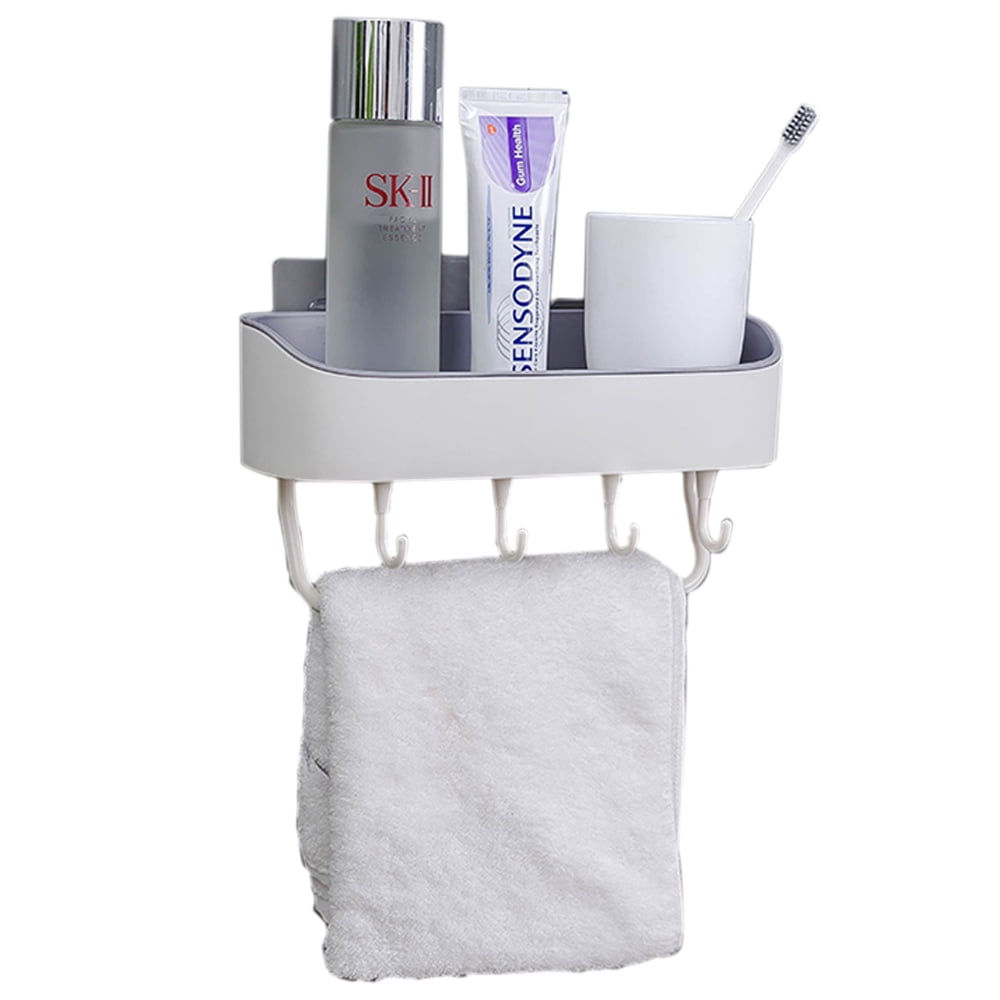 Adhesive Shower Caddy Bathroom Shelf Wall Mount Shower Shelf Holder ...