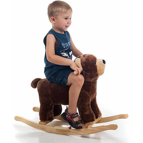 Rocking Horses Happy Trails Plush Rocking Horse Max the Moose Kids Ages ...