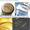 12.7MM Date Time Logo Bar Code QR Expiry Printing Machine Fast Drying ...