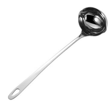 Long Handle Spoon Stainless Steel Soup Spoons Canning Ladle Decorate ...