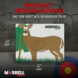 Morrell Whitetail Deer I.B.O/NASP Polypropylene Archery Target Face ...