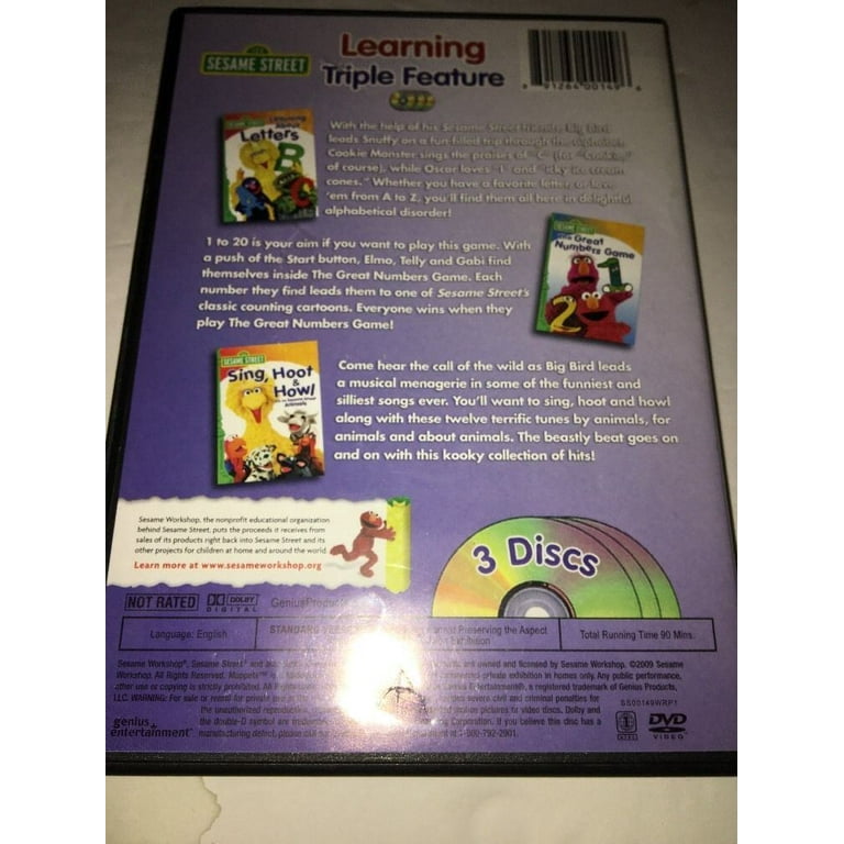 Sesame Street Learning About Numbers Dvd