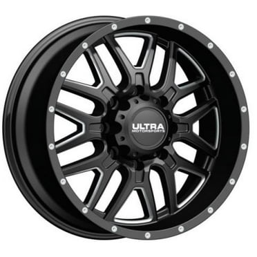 17" Black With Natural Accents Hunter Dually 003 Wheel by Ultra Wheel ...