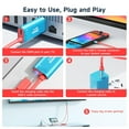 SHIQI-USB C to HDMI Cable Only Compatible with Nintendo Switch NS/OLED ...