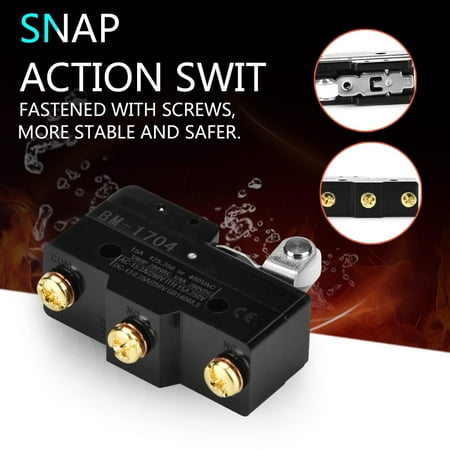 Micro Limit Switch,1Pc Momentary Limit Micro Limit Switch Snap Action ...