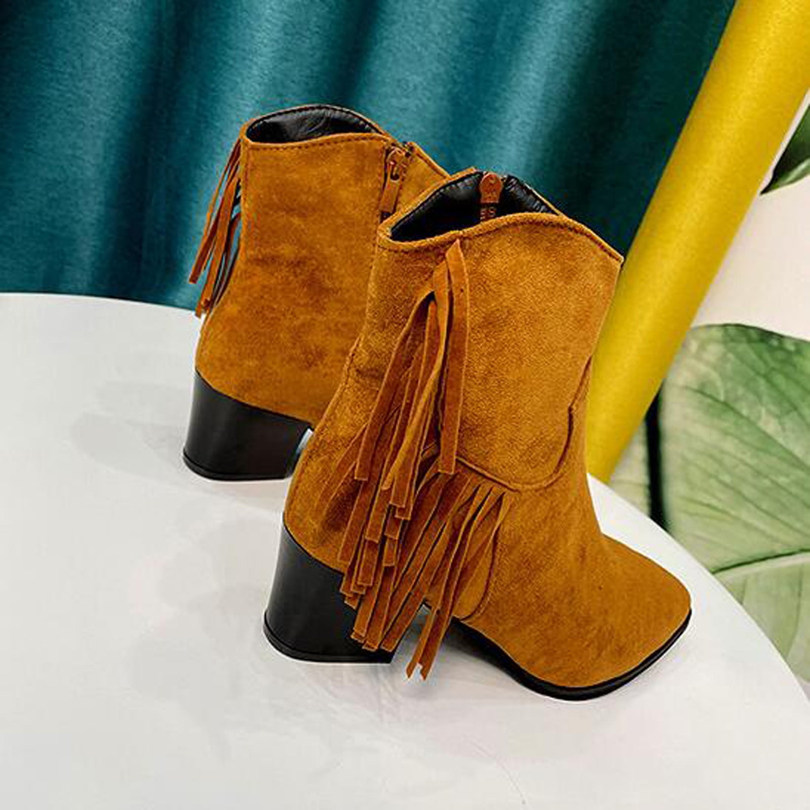 Click here for Egnmcr Womens Mid Knee High Boots  Womens Middle M... prices