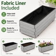 Sciengarden Wooden Planter Box 47.24" X 15.75" X 12.6“ Rectangular Fir ...