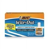 Wite-Out Quick Dry Correction Fluid, 20 Ml Bottle, White, 3/pack ...