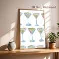 Botanical Wall Art Poster Minimalist Pastel Floral Elegant Vintage ...