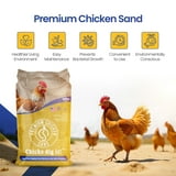 Premium Chicken Sand, Odor Eliminating Bedding for Coops, 50 Lb Bag, 4 ...