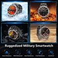 LBSAU Military AI Smartwatch for Men, Smart Watch with Fitness Tracker ...