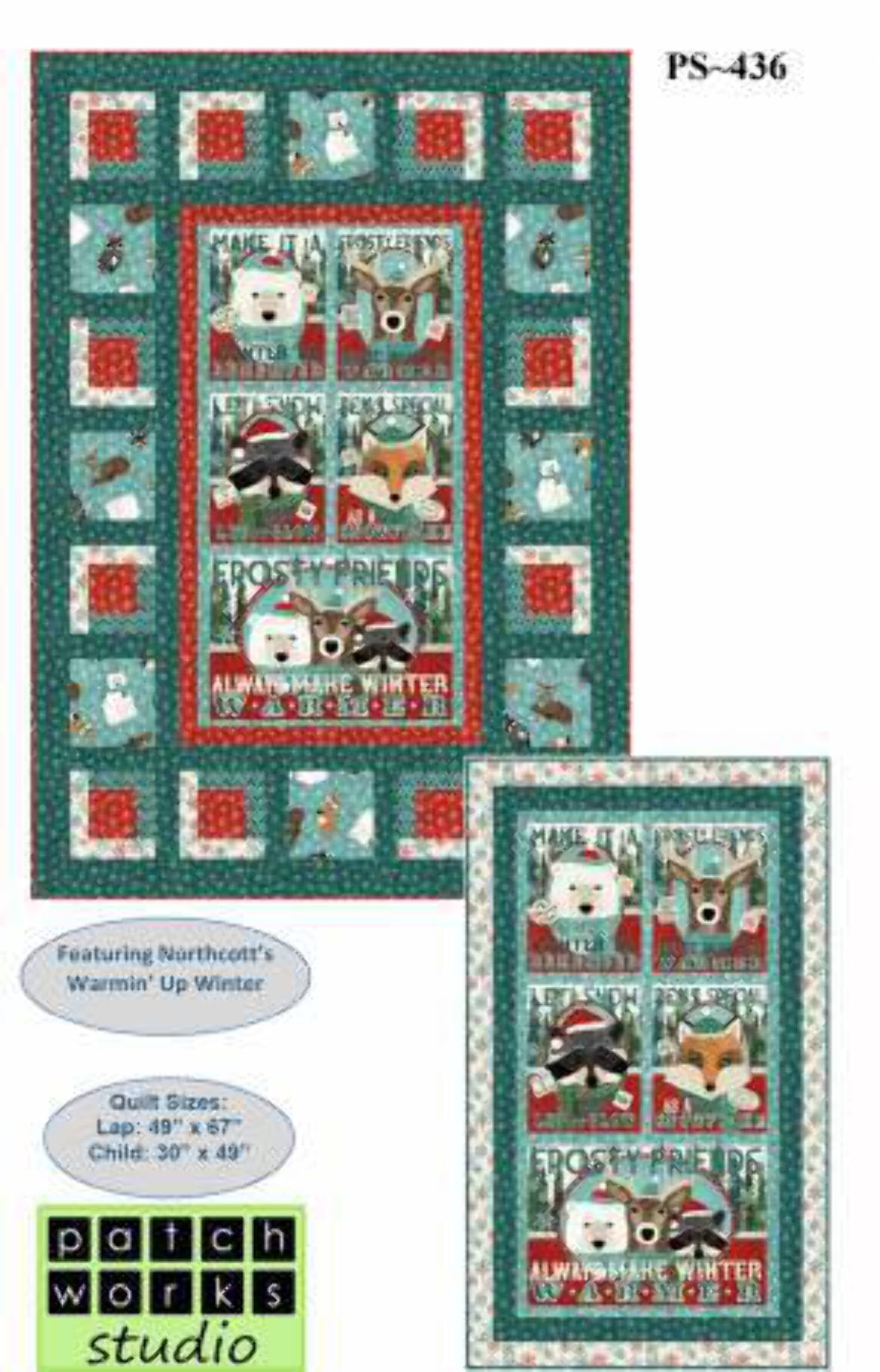 Frosty Friends Quilt Pattern - Walmart.com