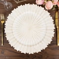 BalsaCircle 6 Antique White 13" Acrylic Round Charger Plates Sunray ...