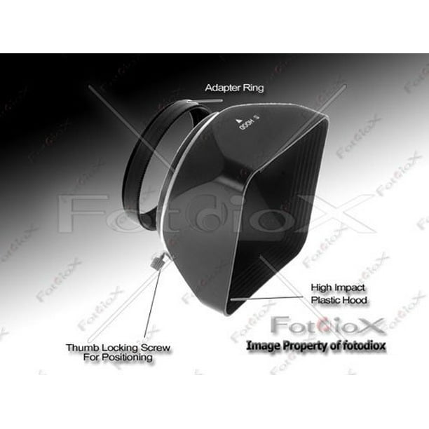 Fotodiox Video Camera, Camcorder DV Lens Hood, Sun Shade Black ...