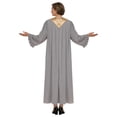 Raenseen Womens Choir Robe Flared Long Sleeve Ruffled Clergy Dresses ...