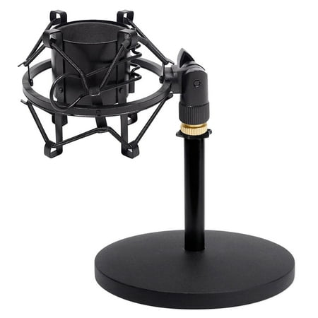 Samson MD5 Weighted Desktop Podcast Podcasting Mic Stand+Black ...